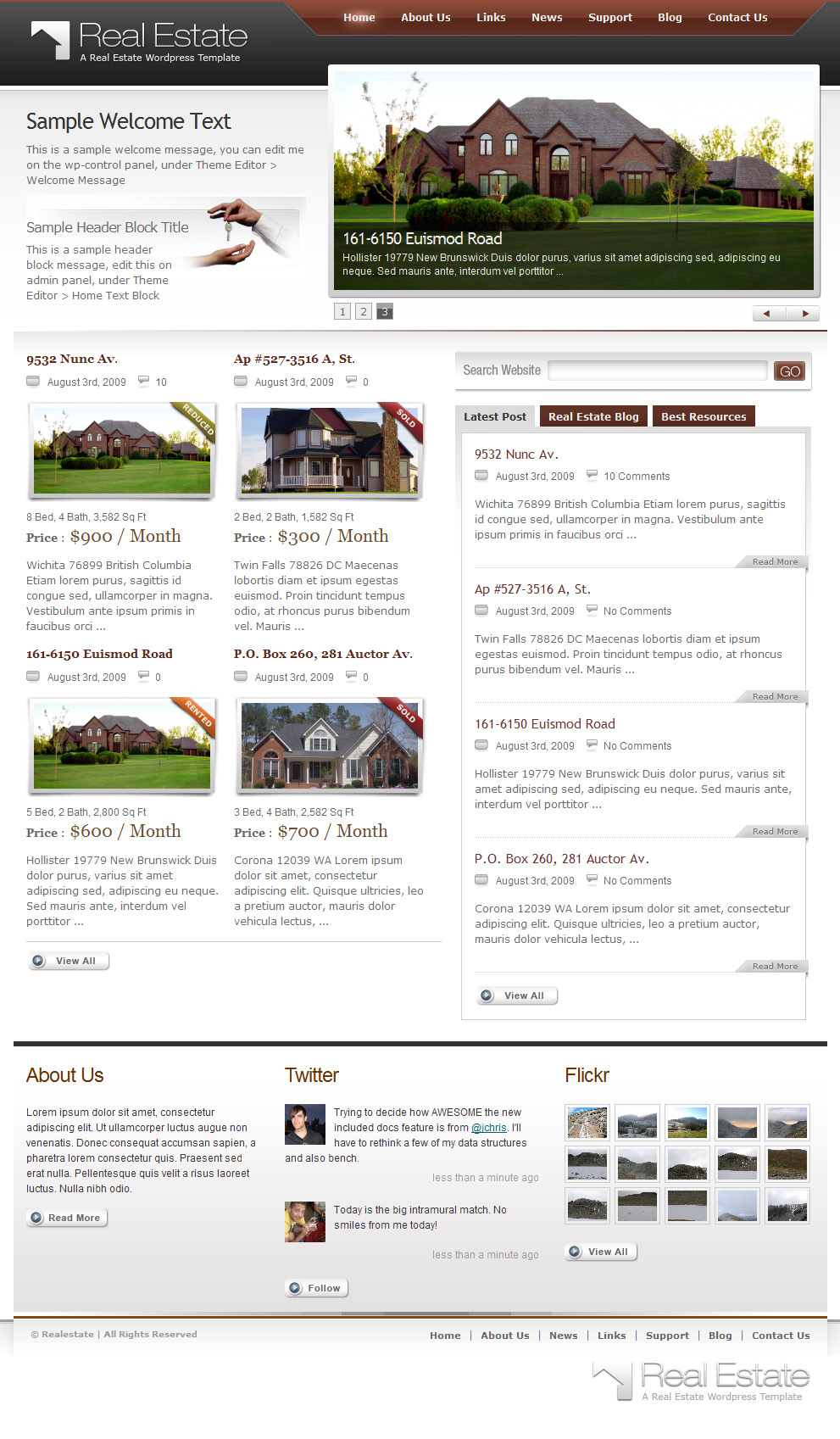Best Real Estate Wordpress Themes - Wordpress Themes for Real Estate ... Best Real Estate Wordpress Themes - Wordpress Themes for Real Estate ...