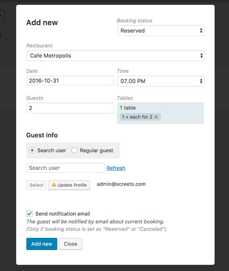 Book a Table WordPress Plugin for Restaurants - WP Solver Book a Table WordPress Plugin for Restaurants - WP Solver